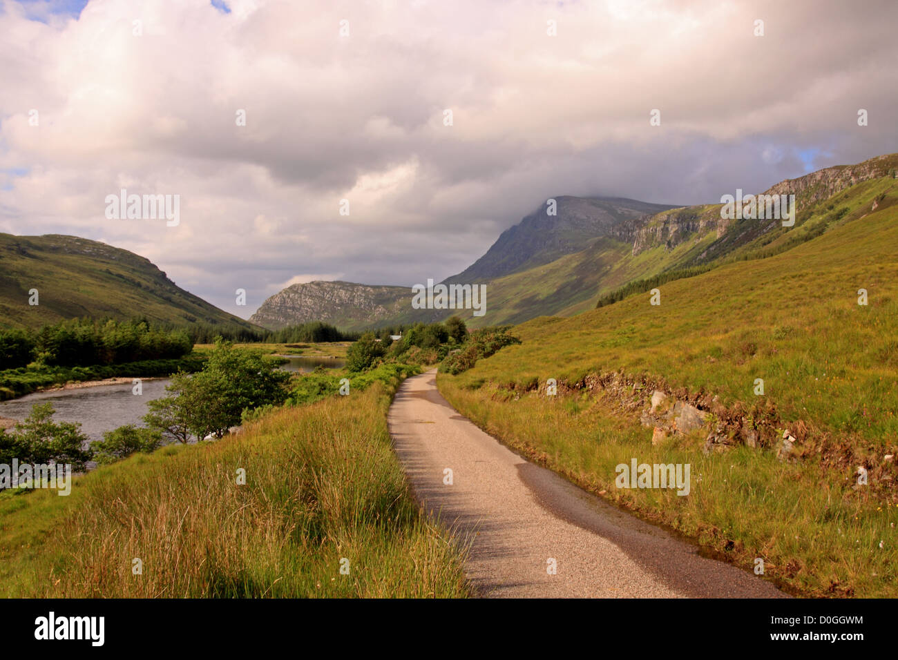 UK Scotland Highland Sutherland Ben Hope Stock Photo - Alamy