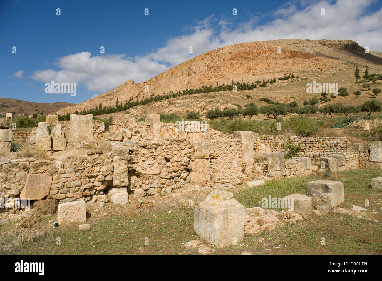 Bulla Regia the ancient Roman city in Northern Tunisia Stock Photo - Alamy