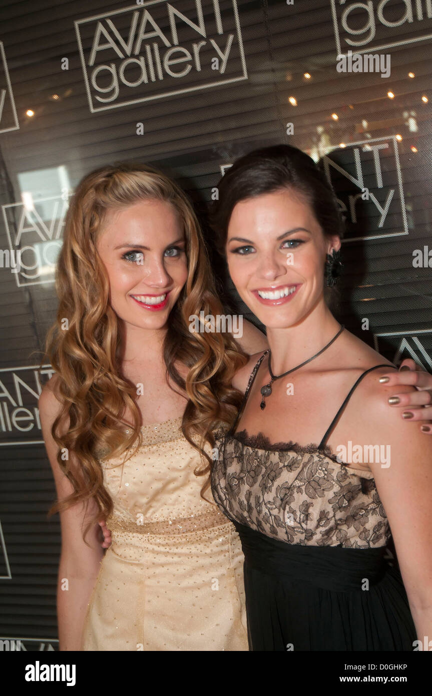 Cast members Alex McKenna and Haley Webb for the movie 'SoBe Real', the ...