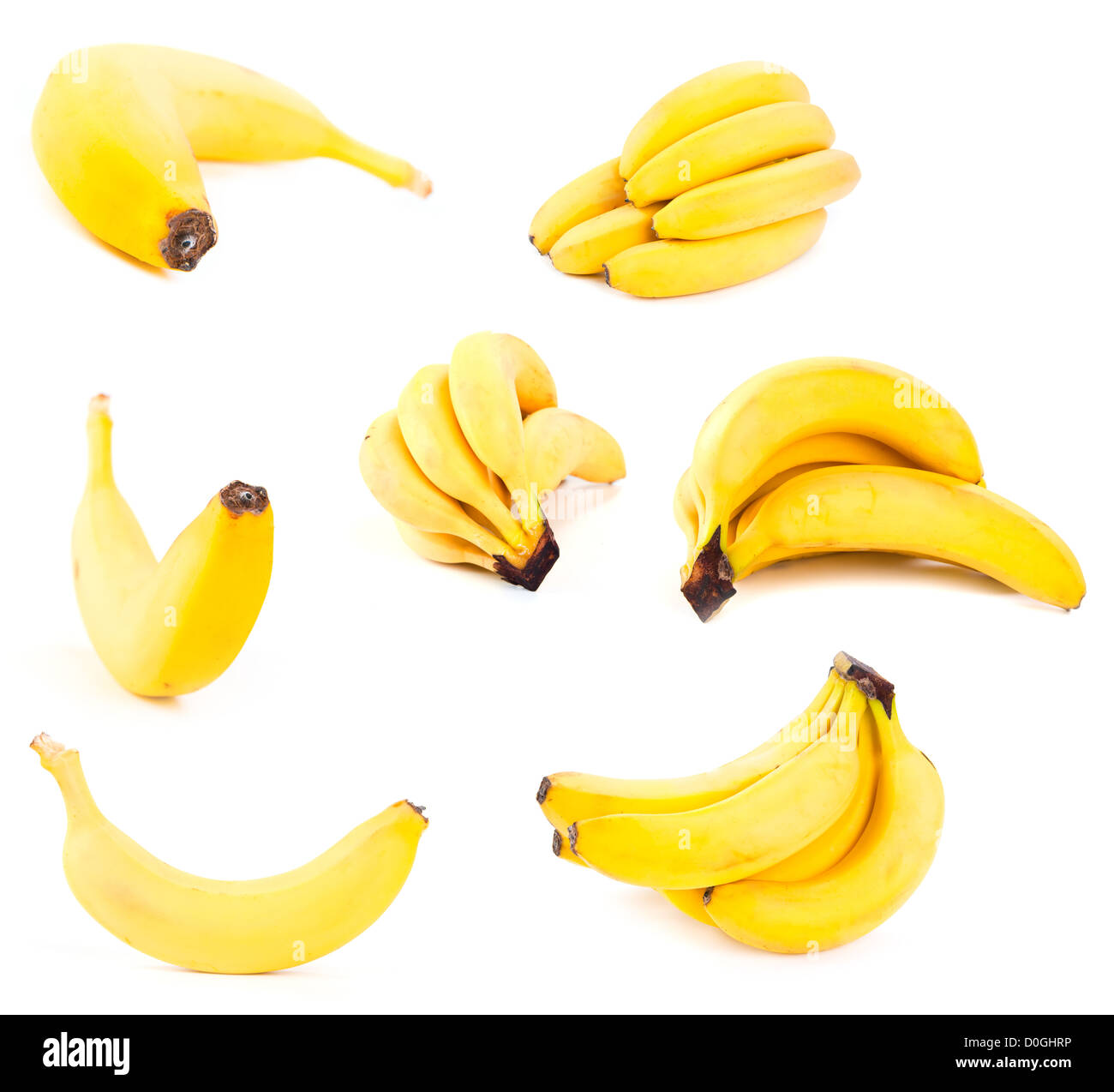 set of bananas Stock Photo - Alamy