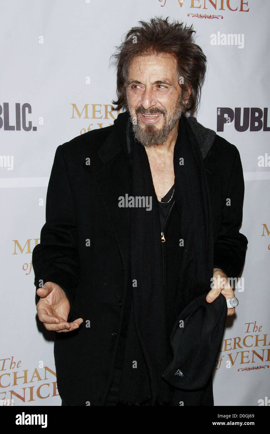 Al Pacino Opening night after party celebration for The Public Theater ...