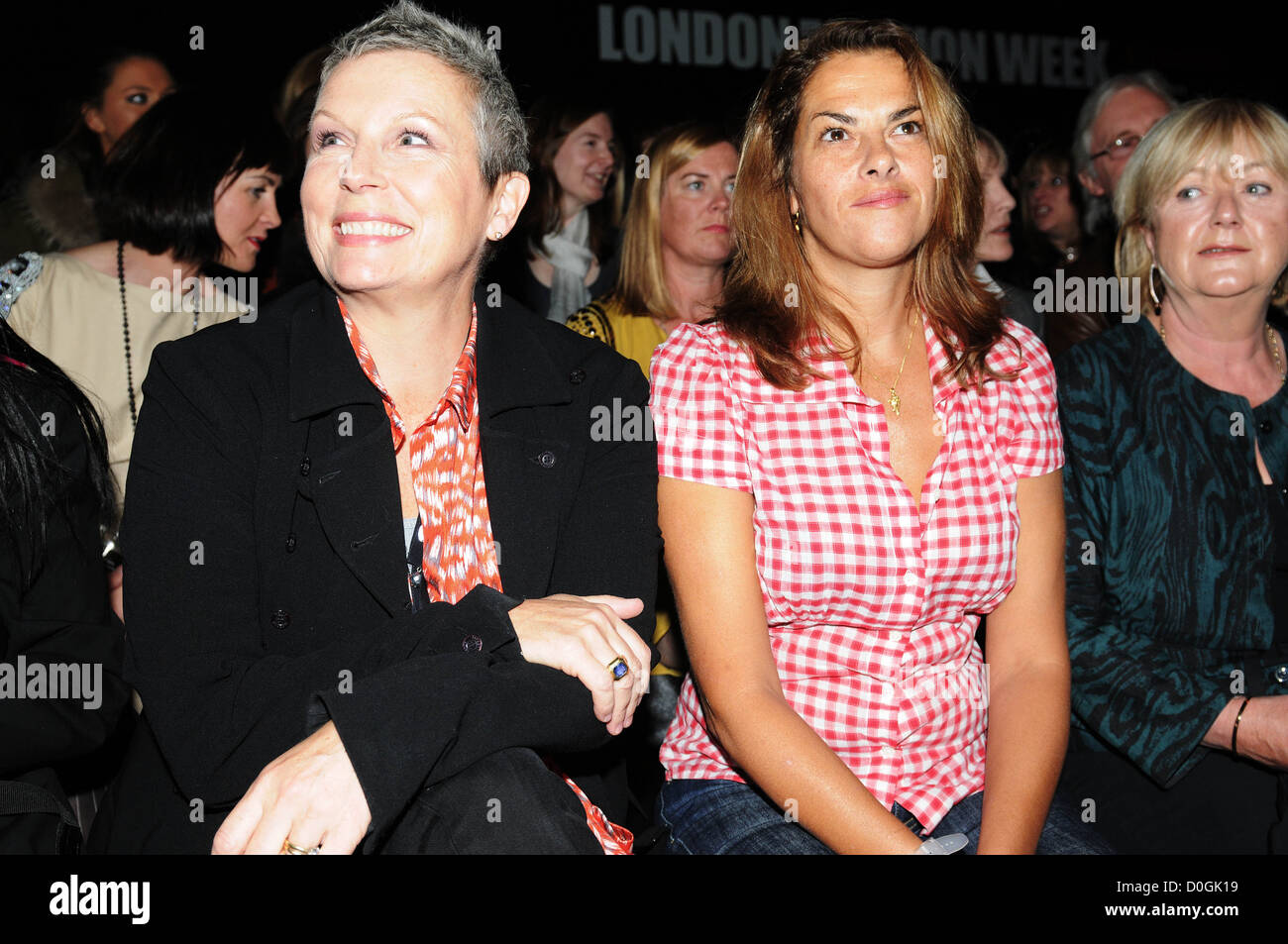 Jennifer Saunders, Tracy Emin and Maggie Darling London Fashion Week ...
