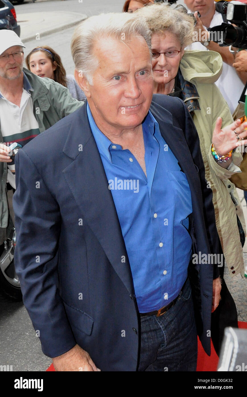 Martin Sheen arriving at his hotel The 35th Toronto International Film ...
