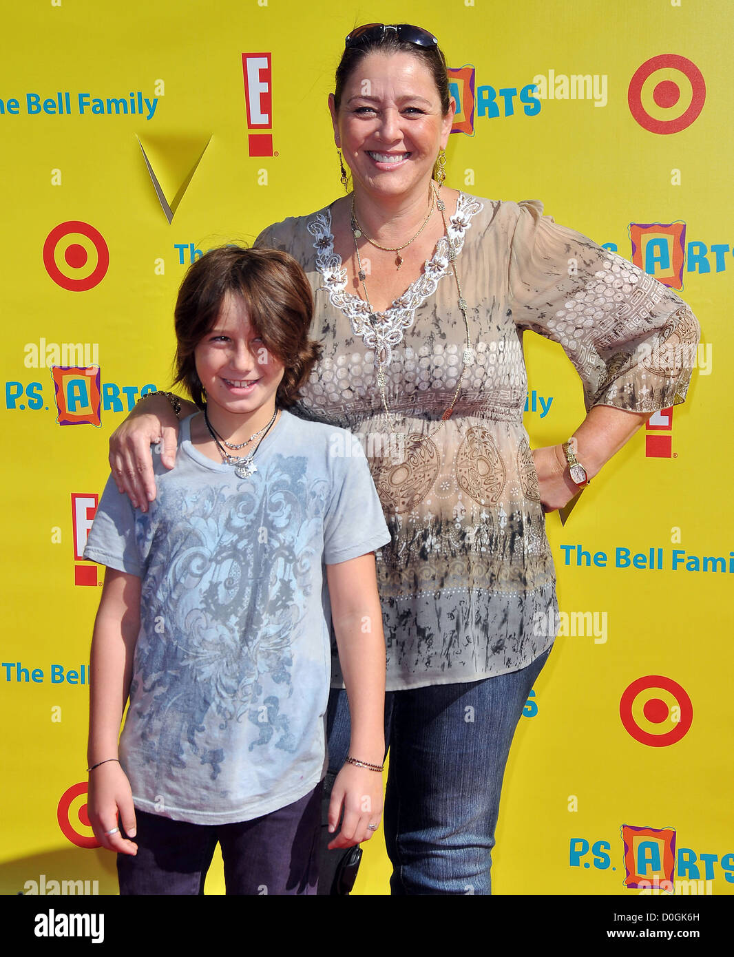 Camryn Manheim with her son Milo Arts Loving Families Gather at Express ...