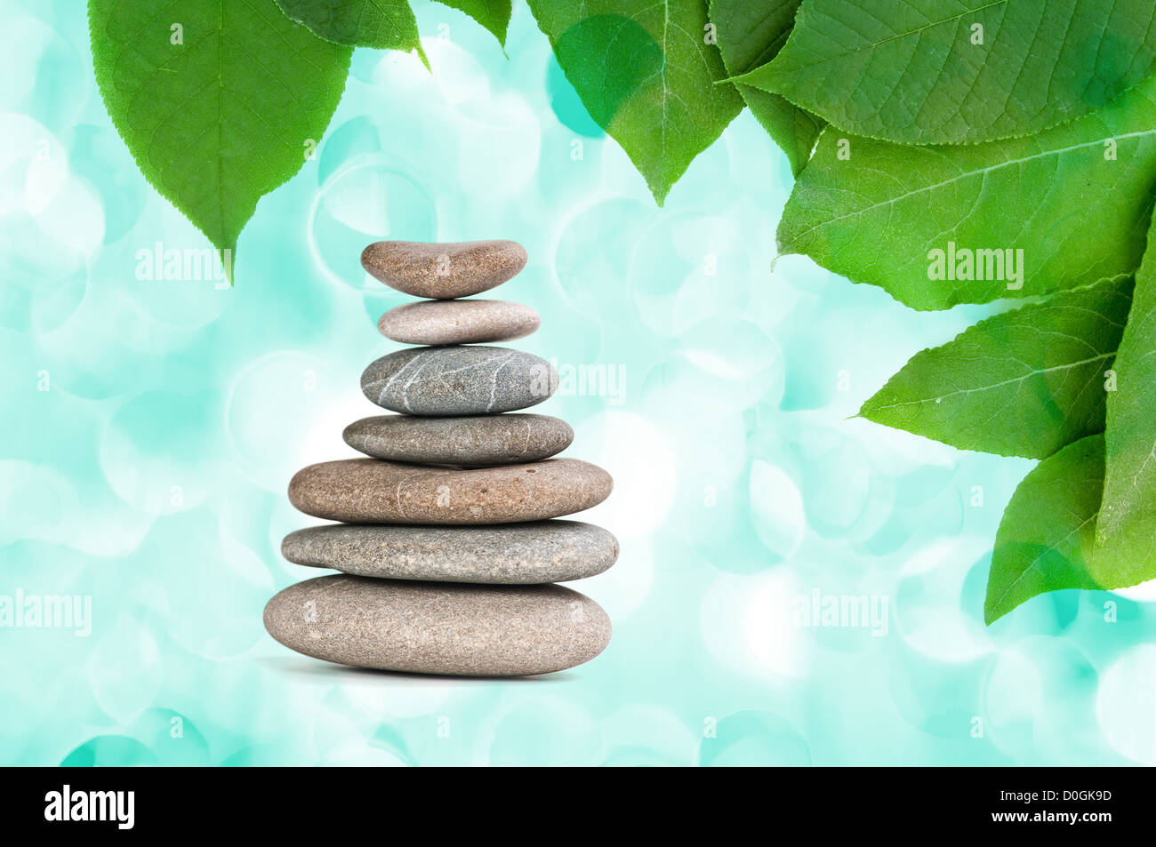 spa concept zen gray stones Stock Photo - Alamy