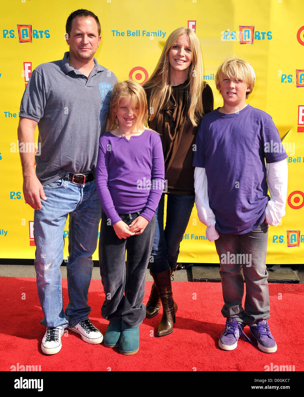 Lauralee Bell with her family Arts Loving Families Gather at Express ...