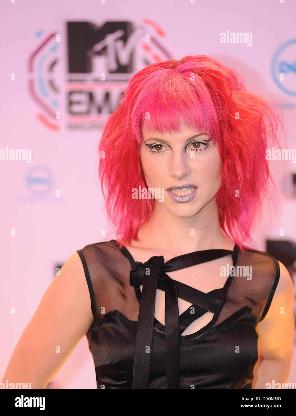 Hayley Williams (paramore) MTV Europe Music Awards 2010 at the La Caja ...