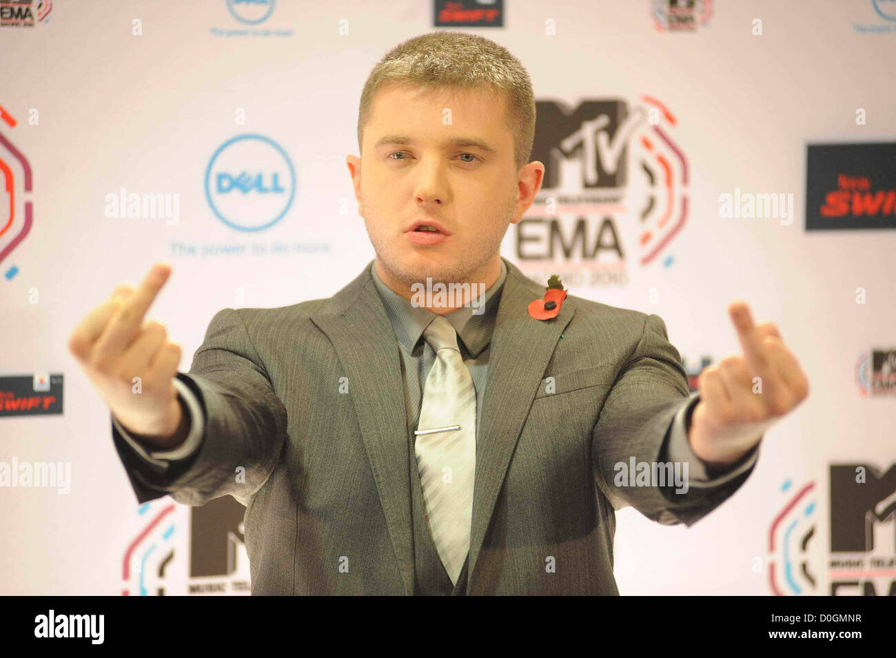 Plan B MTV Europe Music Awards 2010 at the La Caja Magica - Arrivals ...