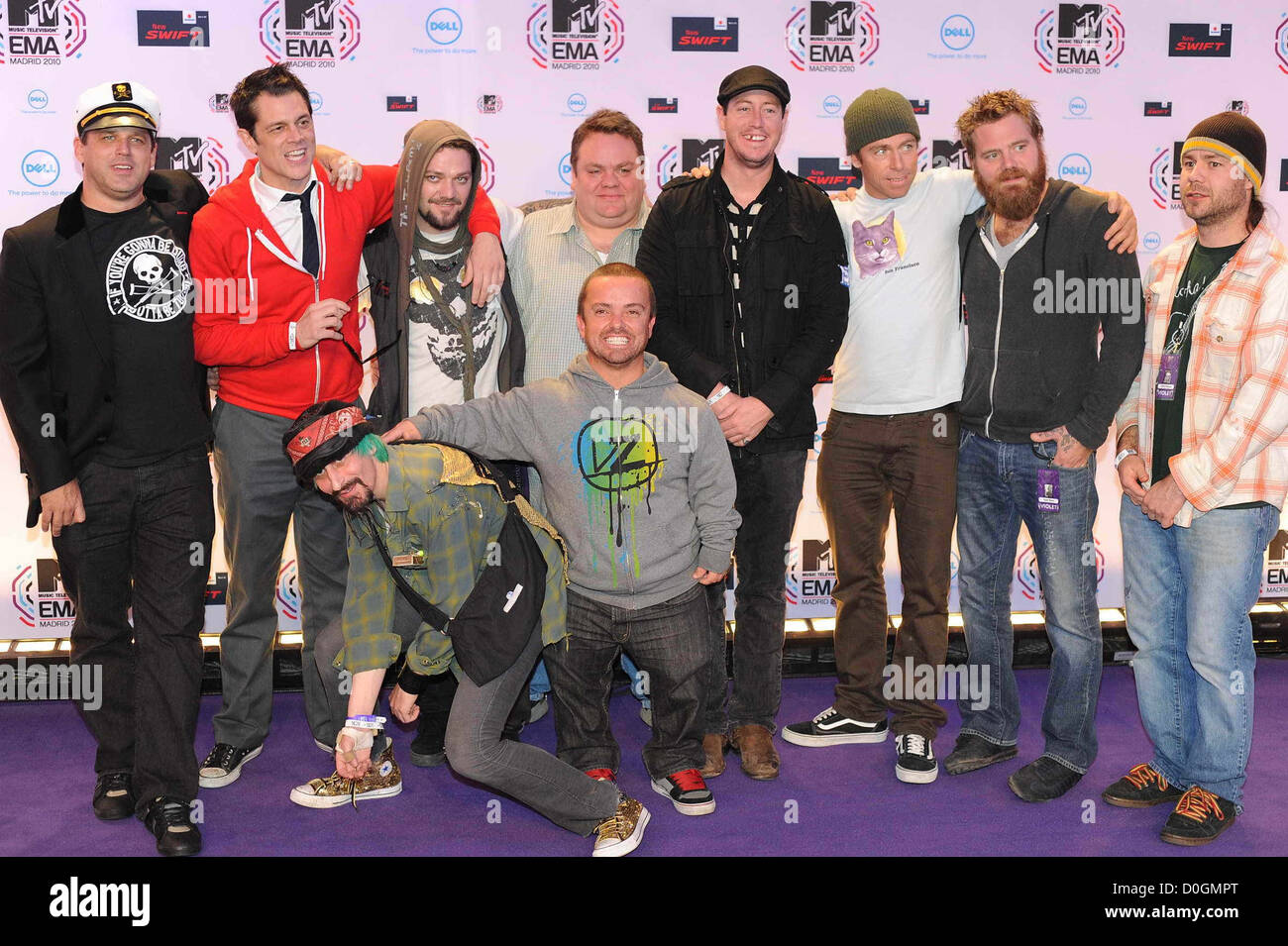 Jonny Knoxville And The Jackass Crew Mtv Europe Music Awards 2010 At