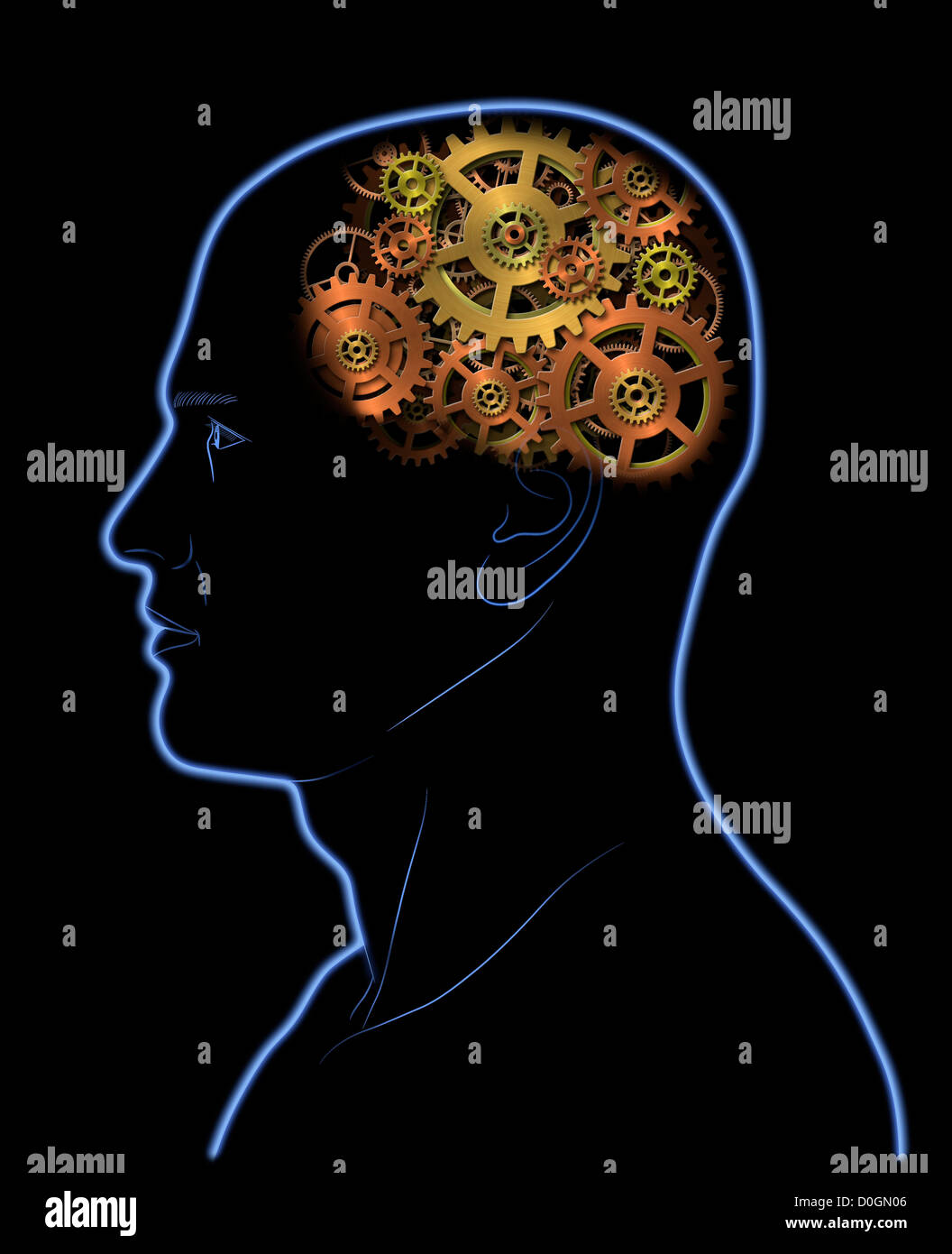 Abstract image - Gears In The Head - Brain - Intelligence - Thinking ...