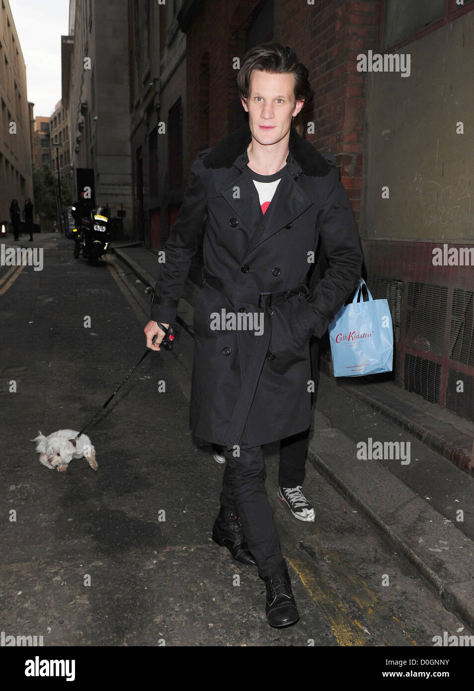Matt Smith and his dog London Fashion Week Spring/Summer 2011 ...