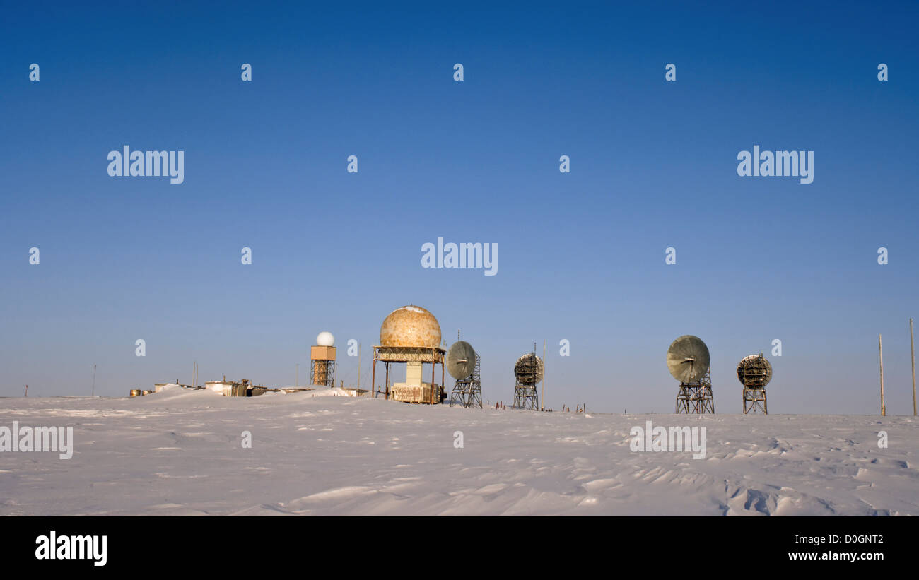 Military Distant Early Warning (DEW) Line Site Stock Photo - Alamy