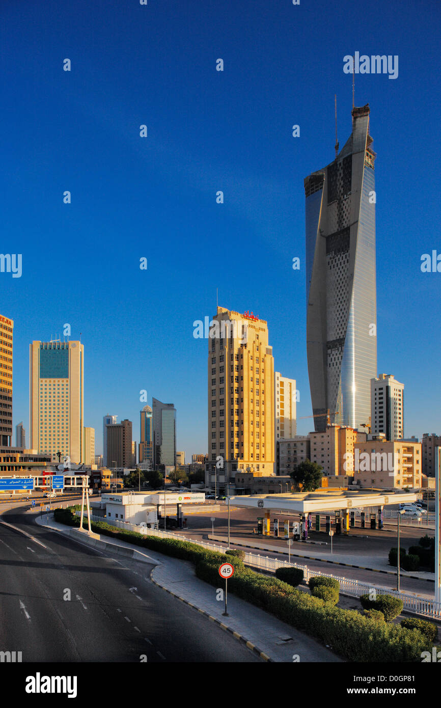 A skyline view of Kuwait City. Image taken July 2010 Stock Photo - Alamy