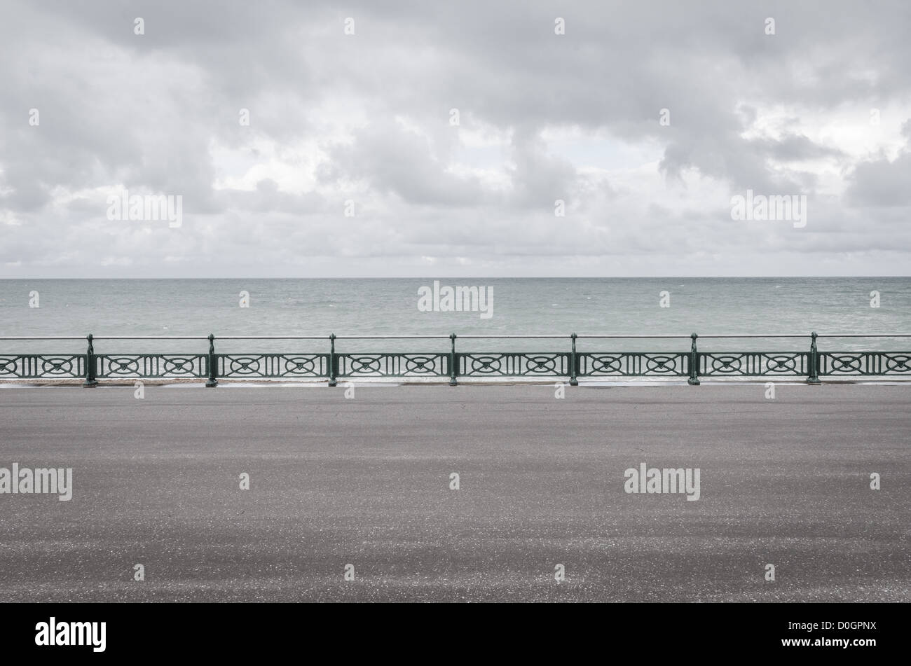 Promenade on sea front Stock Photo - Alamy