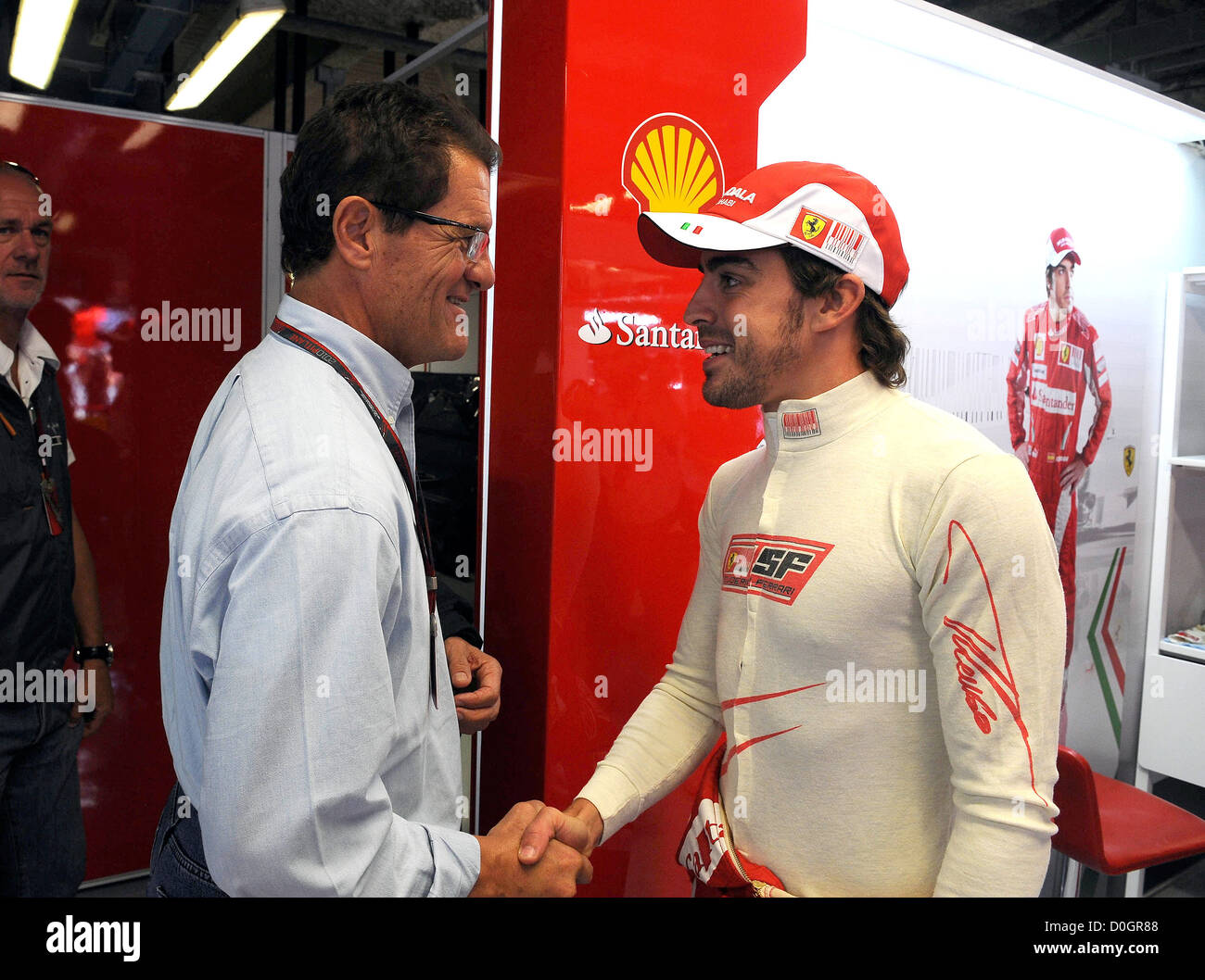 Fabio Capello and Fernando Alonso The 2010 Italianmula One Grand Prix ...