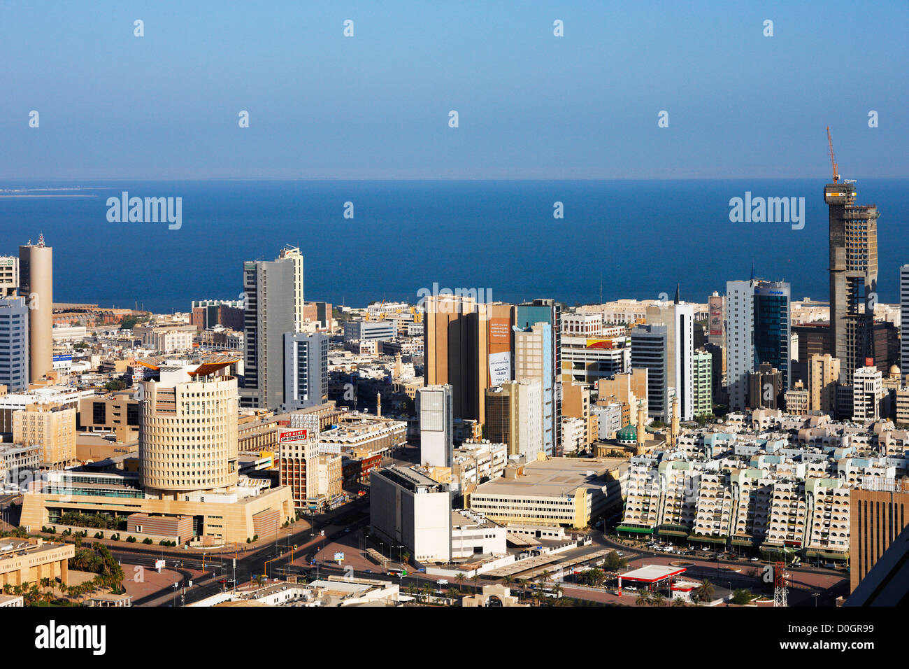 A skyline view of Kuwait City. Image taken July 2010 Stock Photo - Alamy