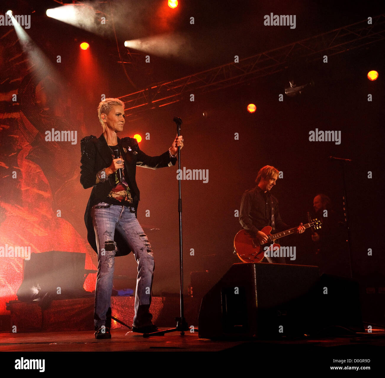 Marie Fredriksson and Per Gessle Roxette perform live in Moscow Moscow ...