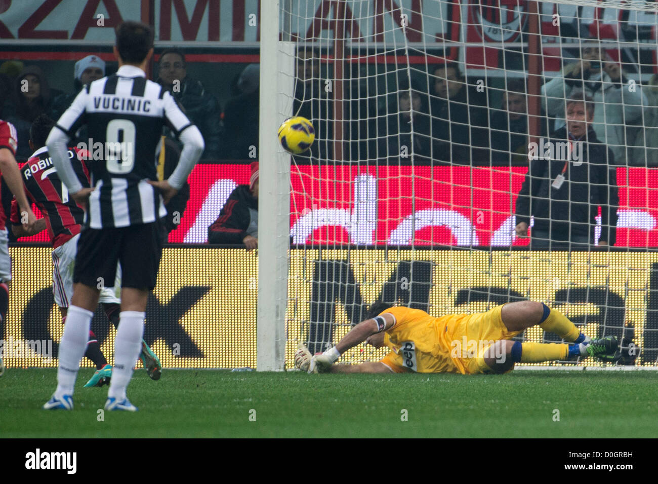 Robinho (Milan), NOVEMBER 25, 2012 - Football / Soccer : Robinho of ...