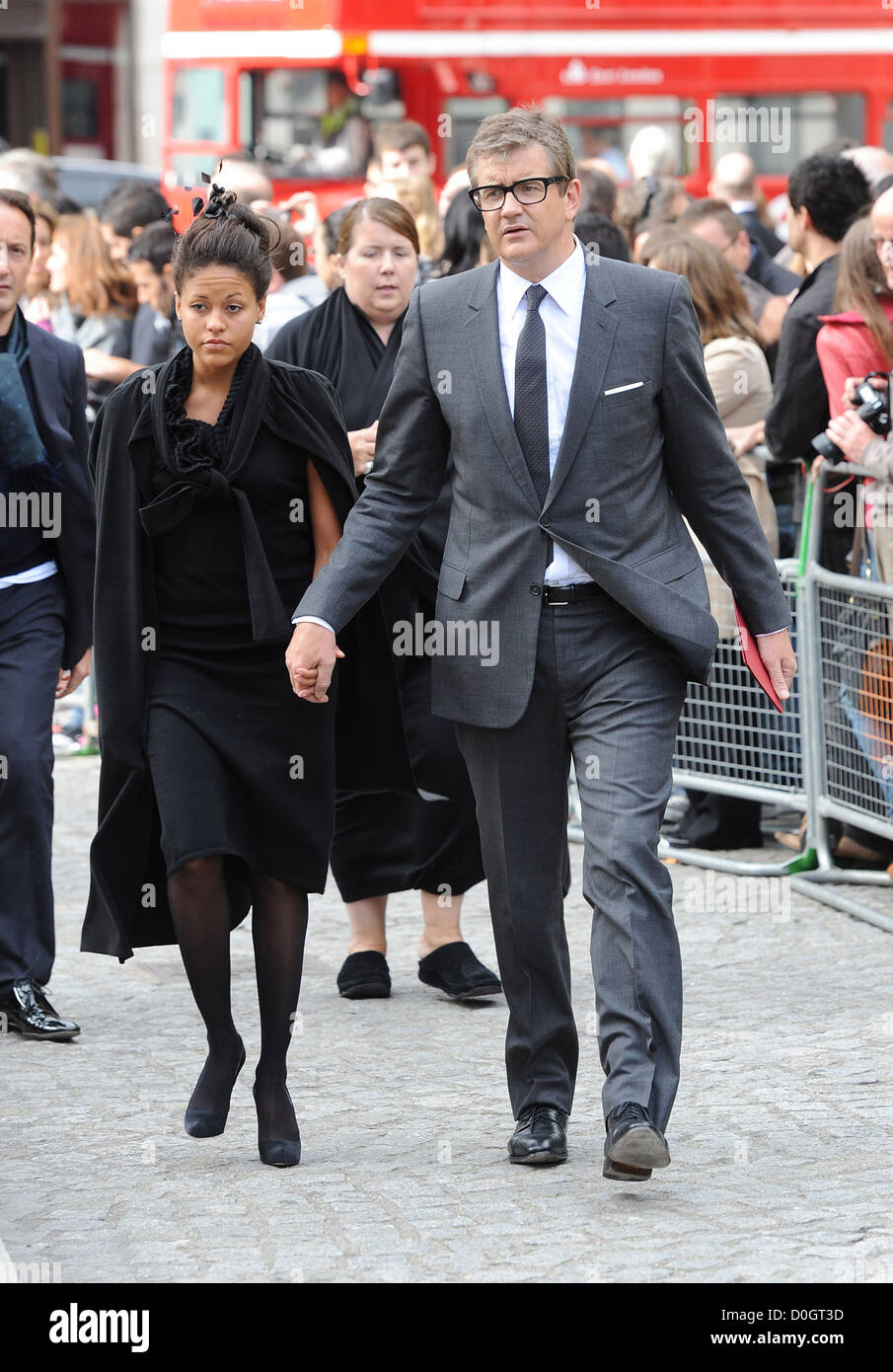 Jay Jopling and guest London Fashion WeekAlexander McQueen memorial ...