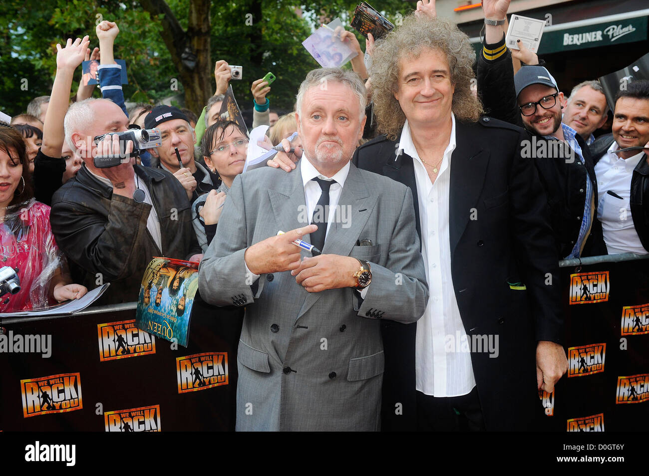 Roger Taylor; Brian May 'We Will Rock You' - Photocall at the Theater ...