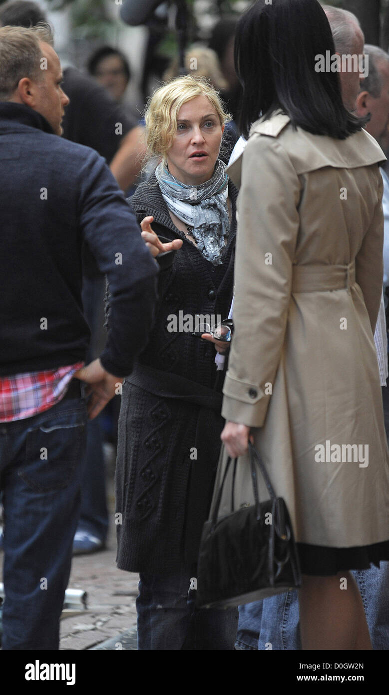 Madonna directs her film for her new movie W.E. The film, written and ...