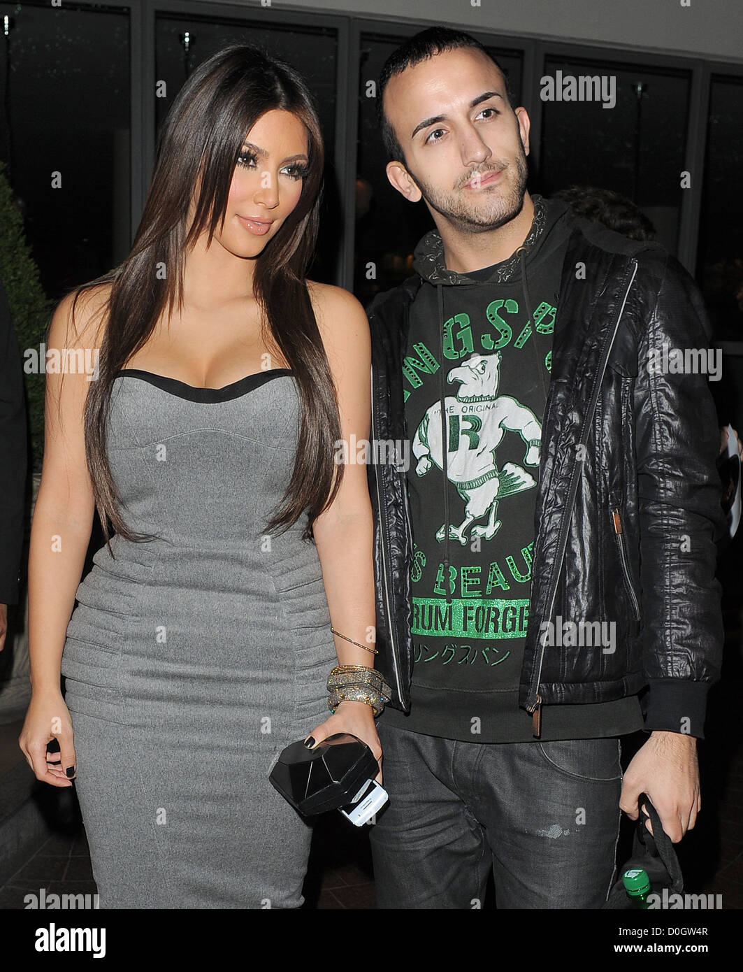 Kim Kardashian leaves Aqua restaurant after having dinner there with ...