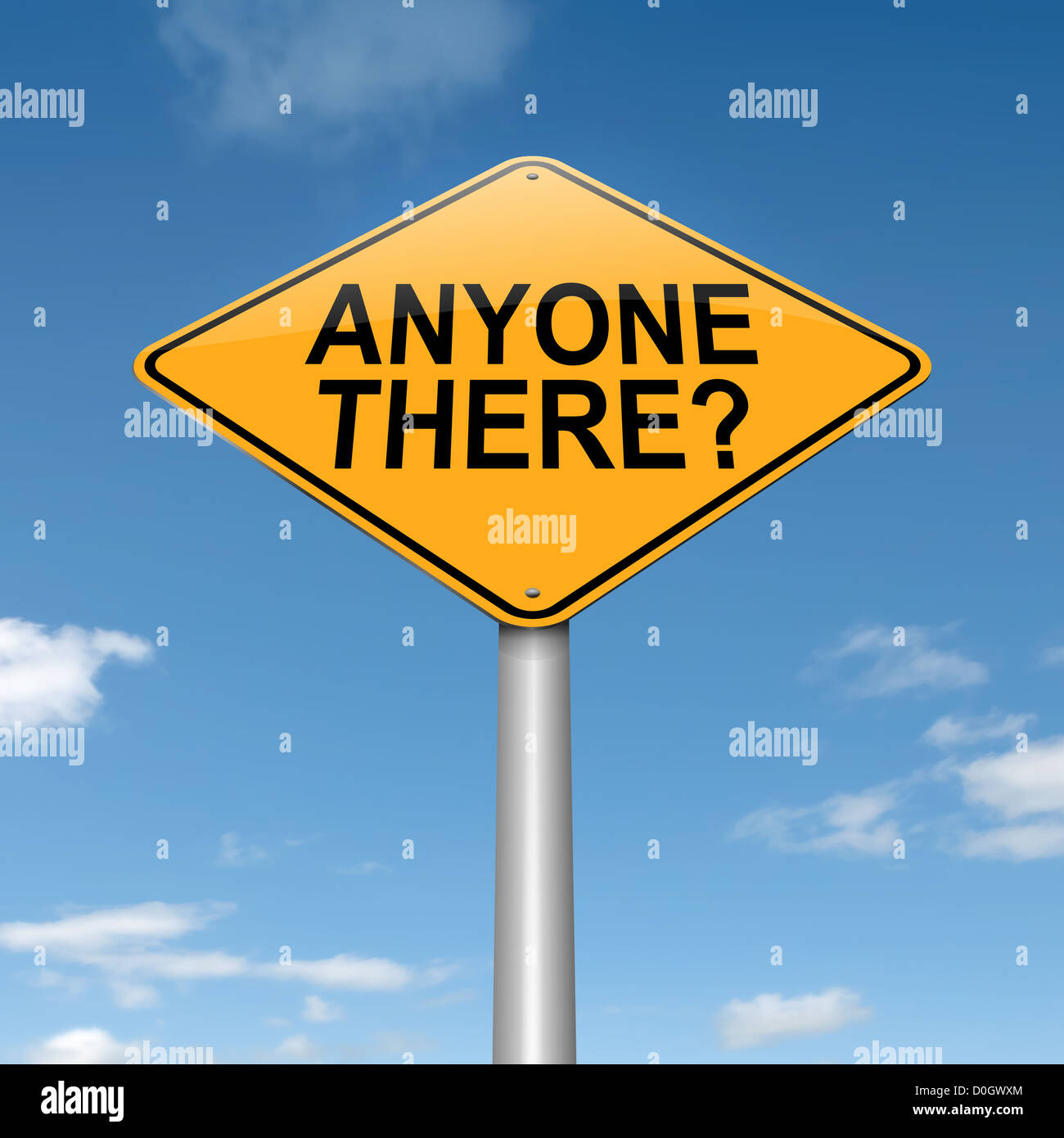 Anybody out there hi-res stock photography and images - Alamy