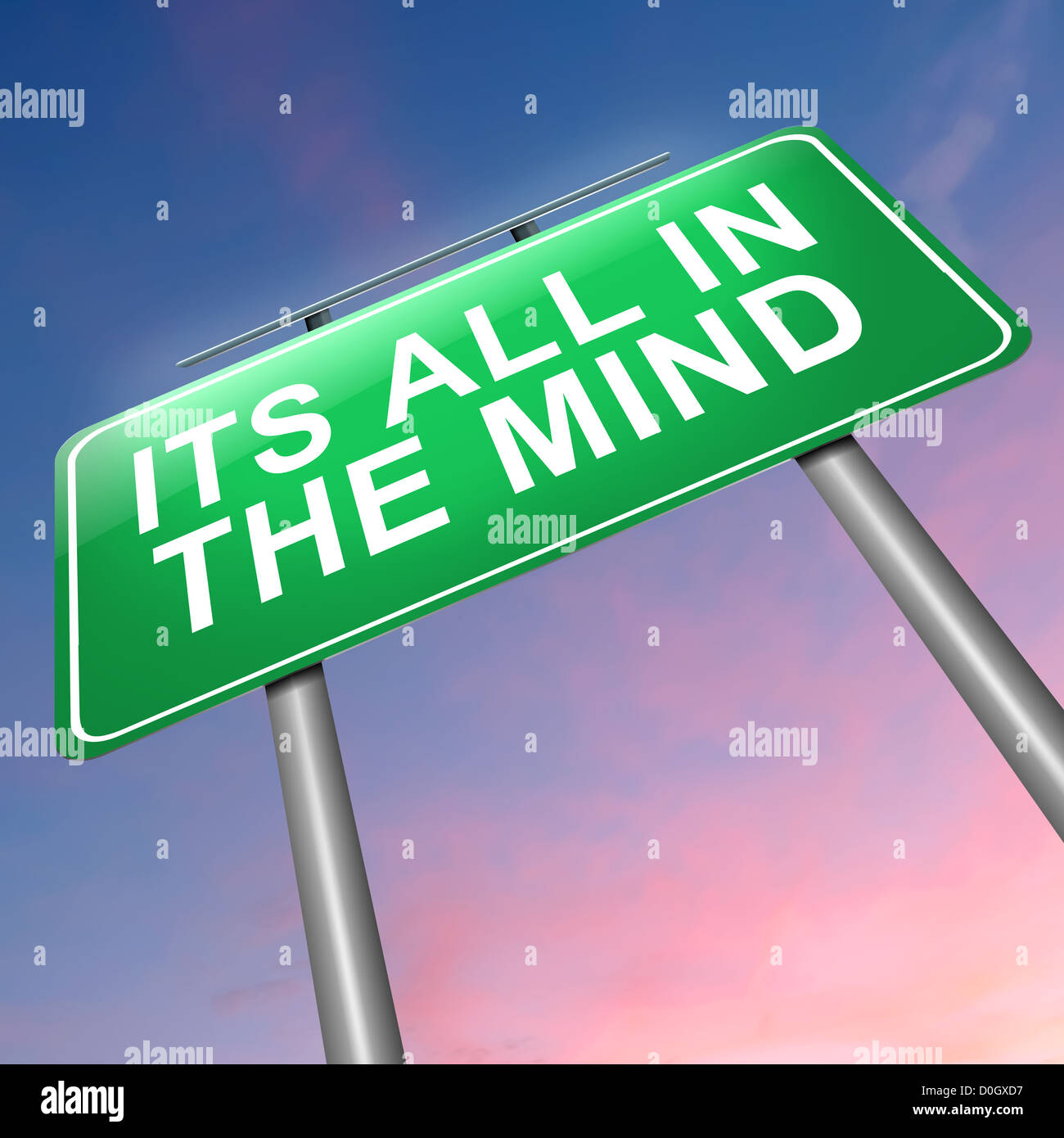 All in the mind Stock Photo - Alamy