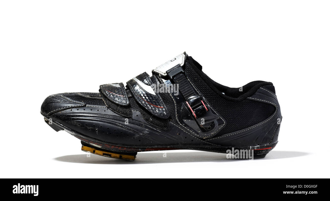 Shimano Shoe Cut out Shoe Profile Studio Cycling shoe Stock Photo - Alamy