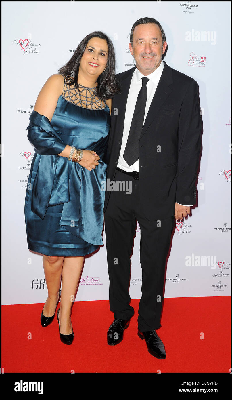 Dominique Hazan and Patrick Hazan, arrive at the Pavillon Cambon ...
