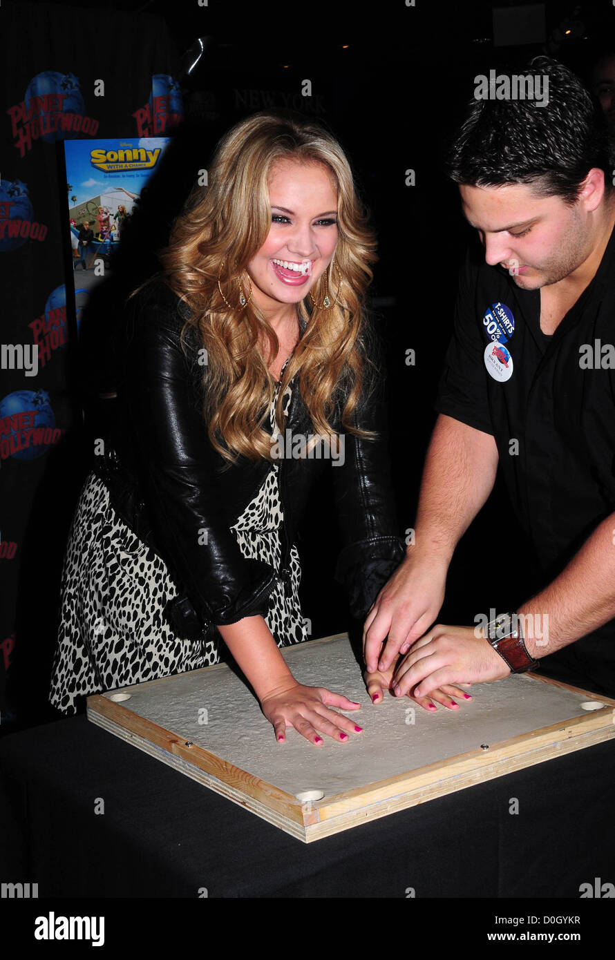 Tiffany Thornton promotes Disney Channel's 'Sonny With A Chance' at ...