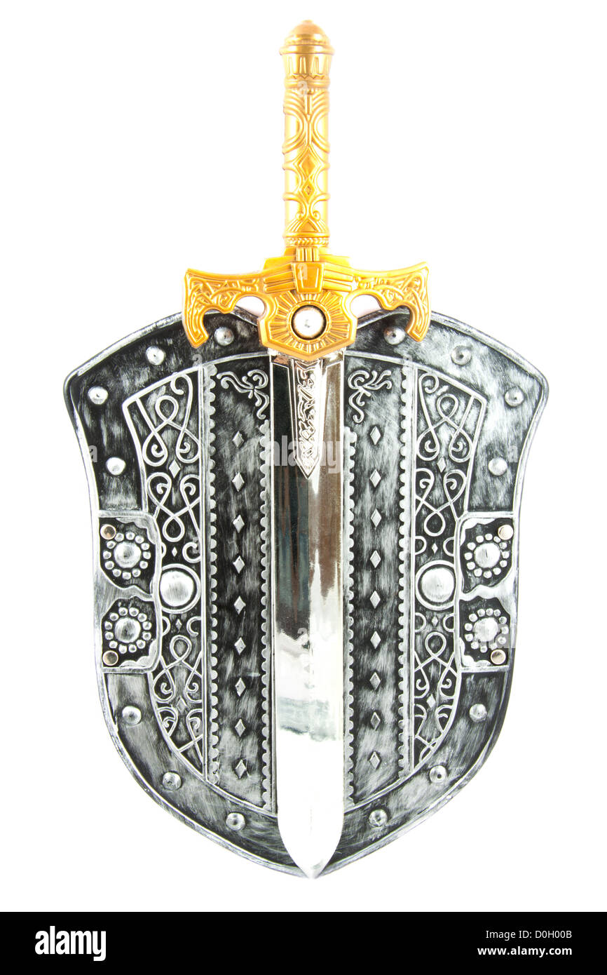 Sword and shield Cut Out Stock Images & Pictures - Alamy