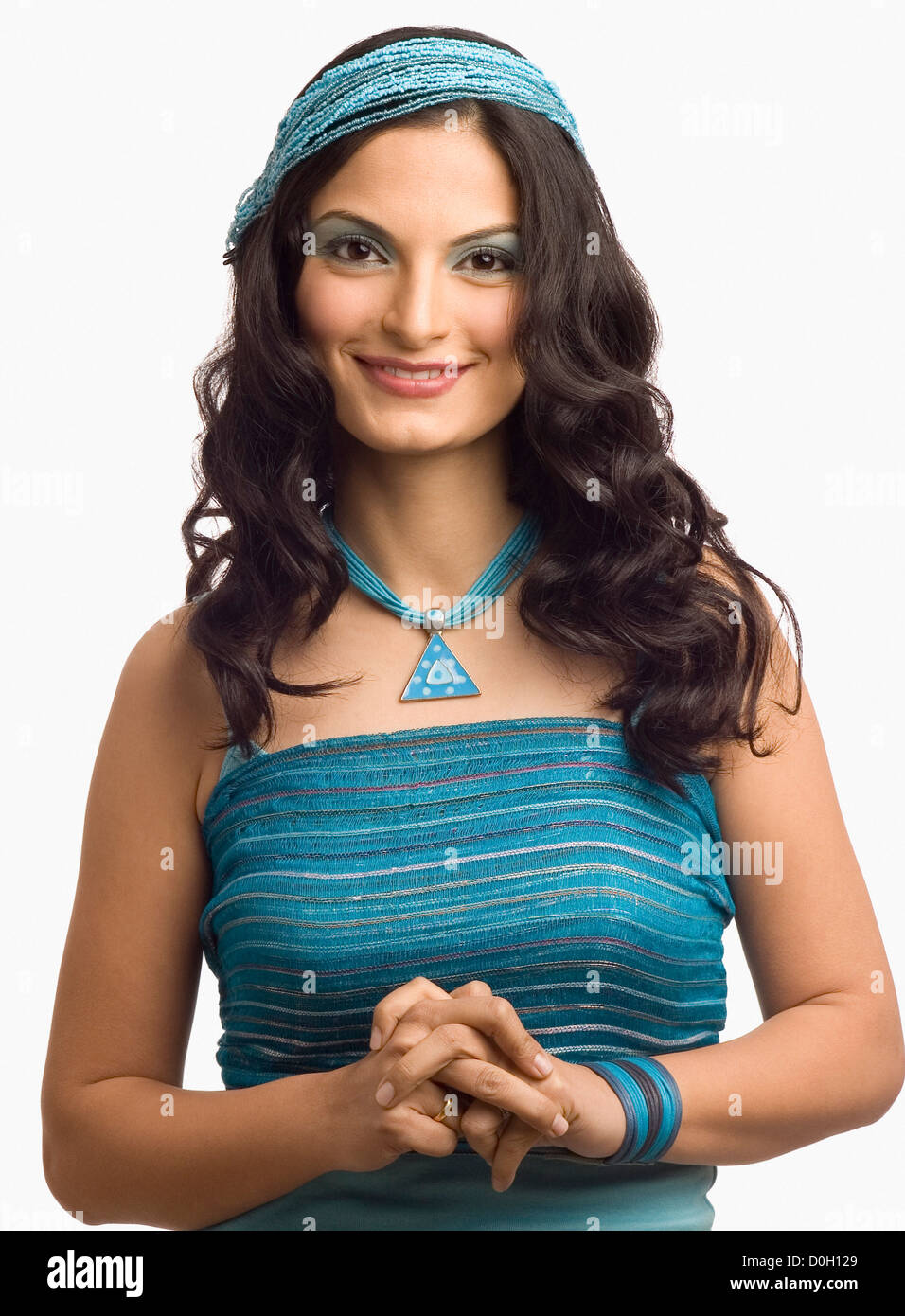 Portrait of a female fashion model posing Stock Photo - Alamy