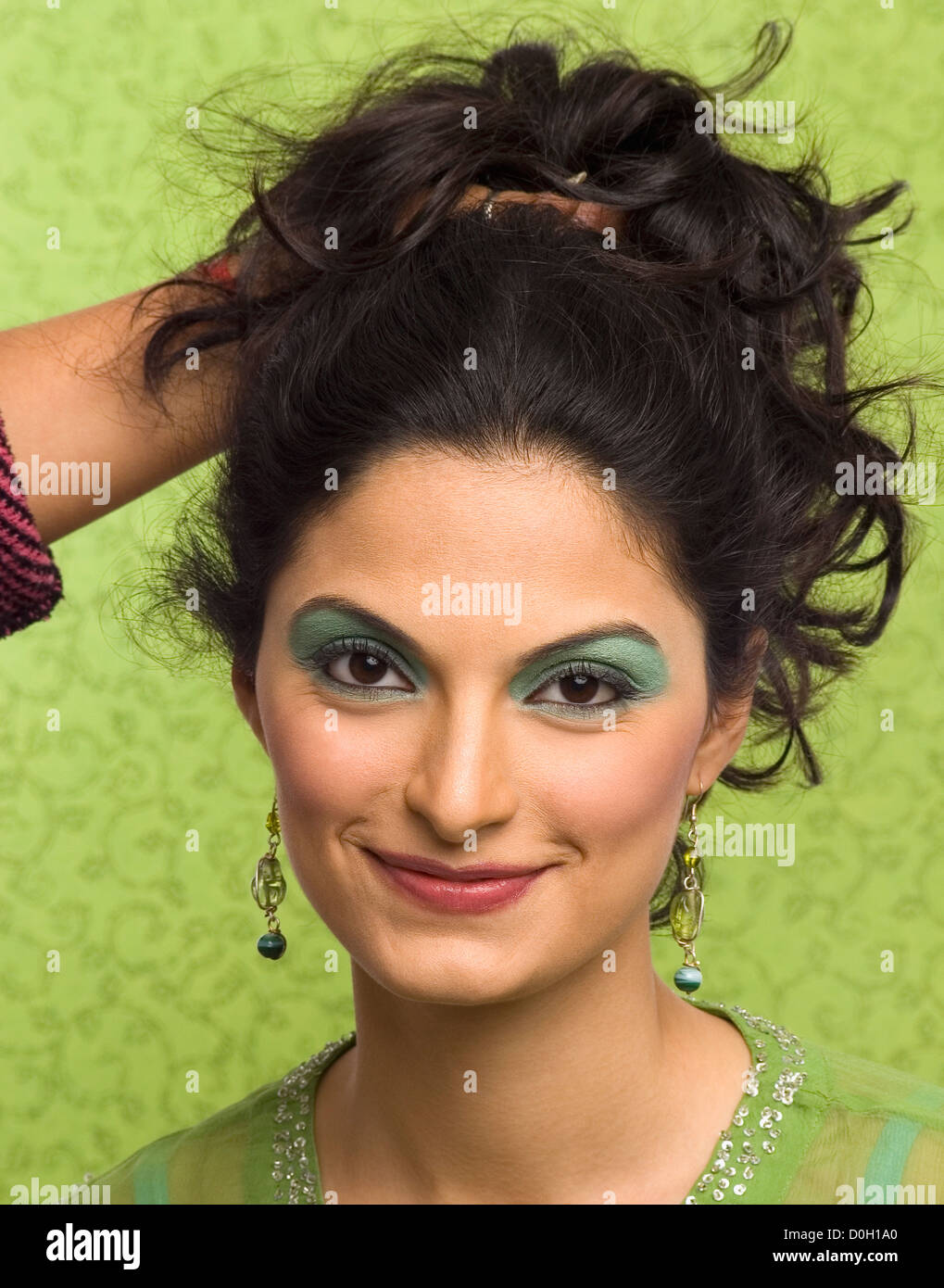 Hair styling women hi-res stock photography and images - Alamy