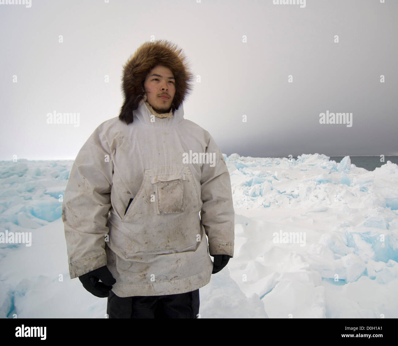 Inupiaq whaling crew hi-res stock photography and images - Alamy