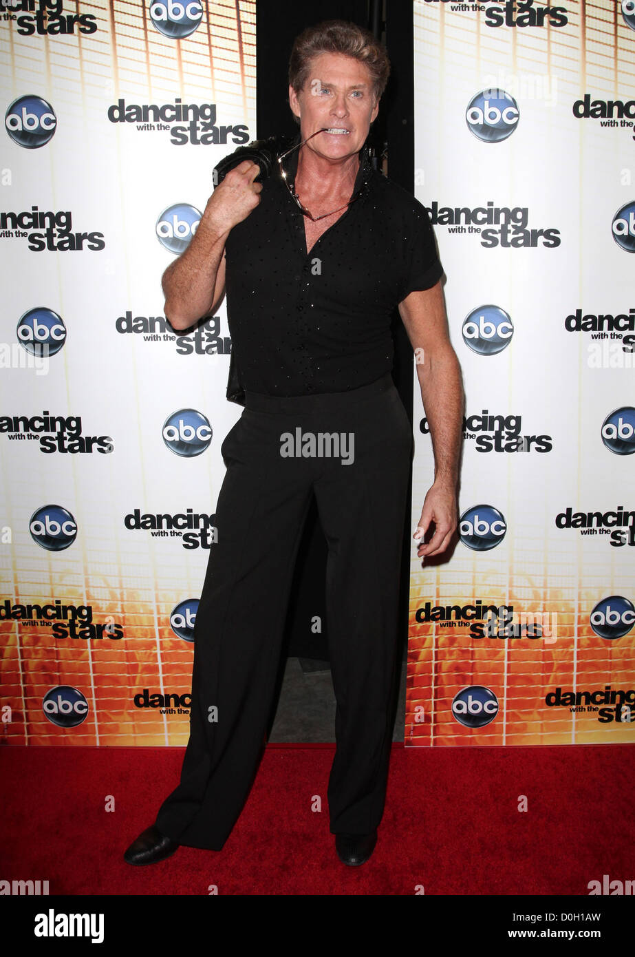 David Hasselhoff 'Dancing With The Stars' Season Premiere held at CBS ...