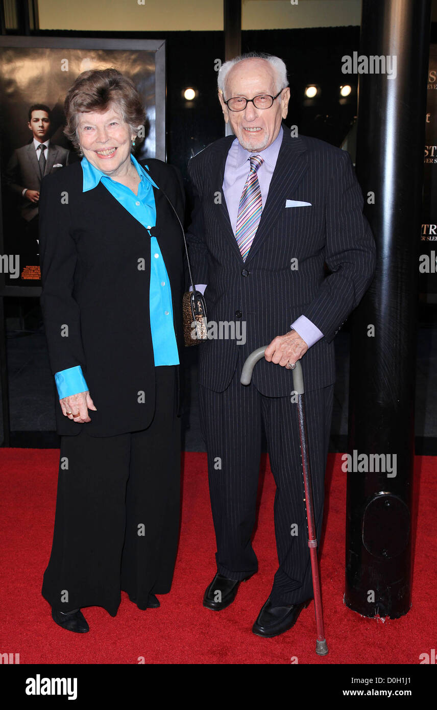 Eli Wallach and Anne Jackson New York premiere of 'Wall Street: Money ...