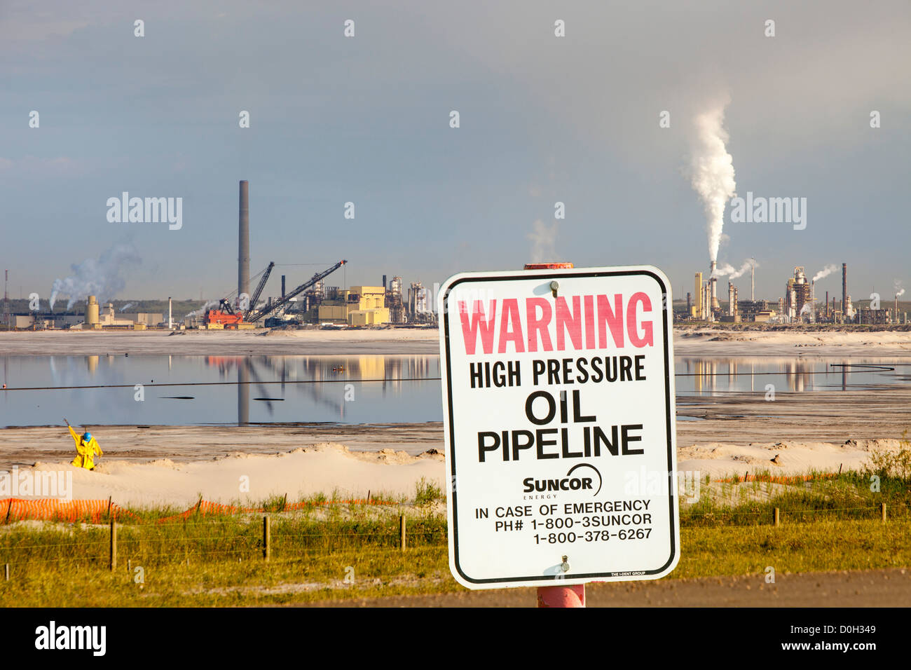 The Syncrude upgrader plant. The tar sands are the largest industrial ...