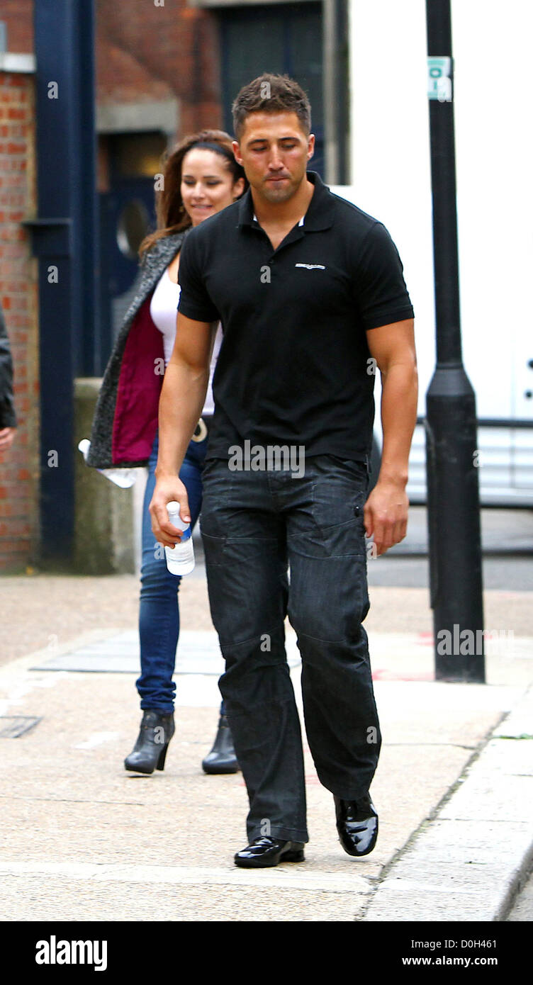 Gavin Henson and his dance partner Katya Virshilas take a break from ...