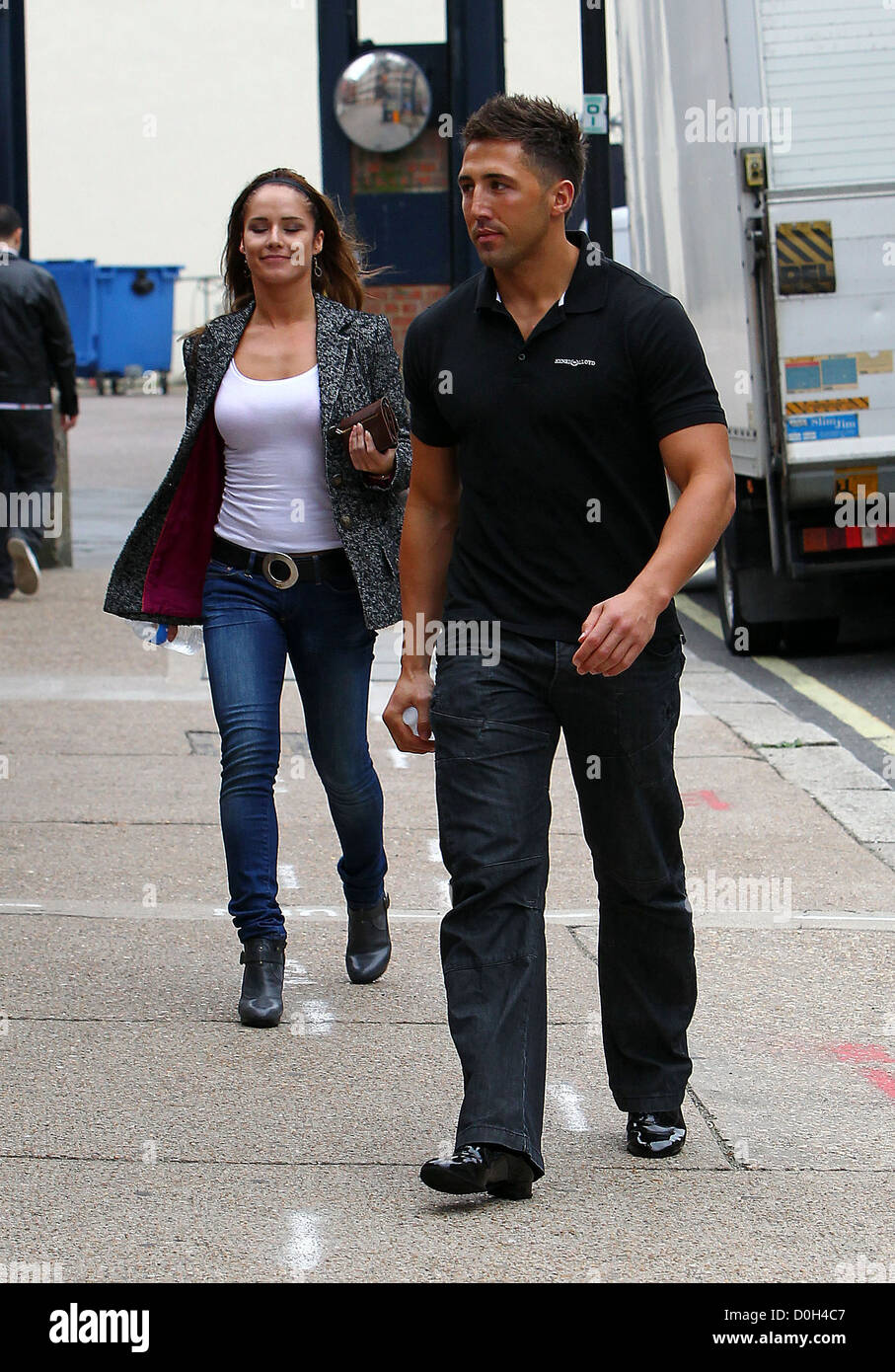 Gavin Henson and his dance partner Katya Virshilas take a break from ...