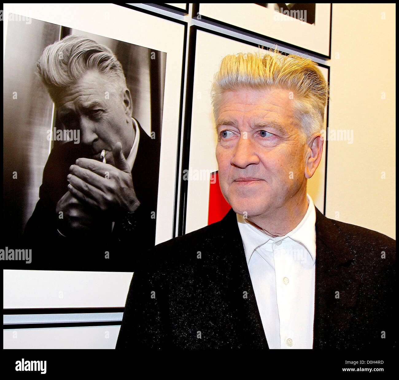David Lynch, at the Karl Lagerfeld Exhibition Launch at Maison ...