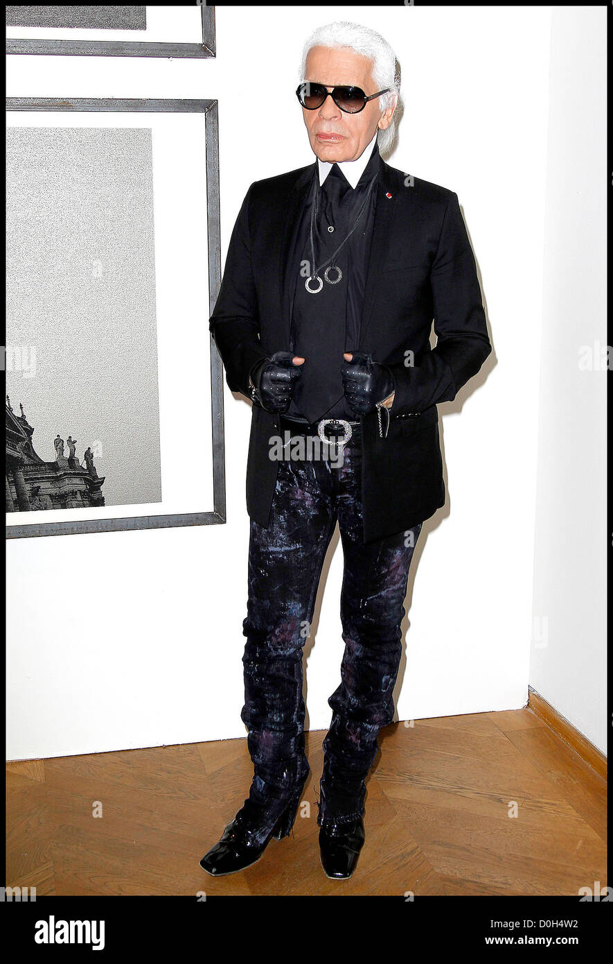 Karl Lagerfeld, at the Karl Lagerfeld Exhibition Launch at Maison ...