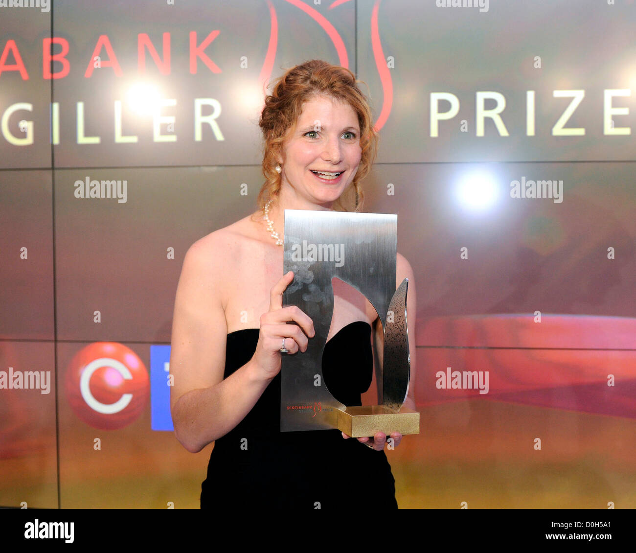 Johanna Skibsrud winner of the 2010 Scotiabank Giller Prize Award held ...