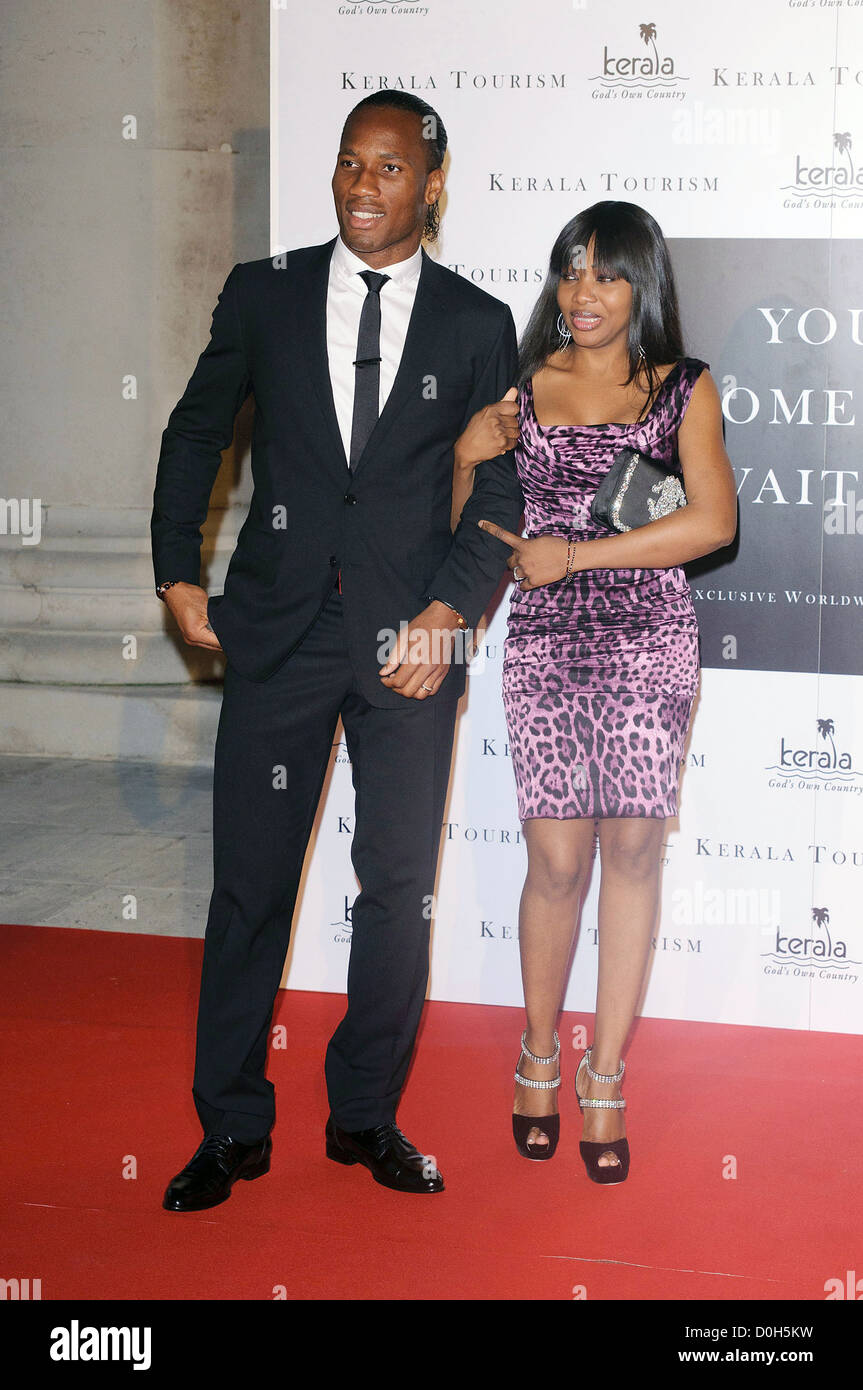 Didier drogba and his wife alla drogba hi-res stock photography and ...