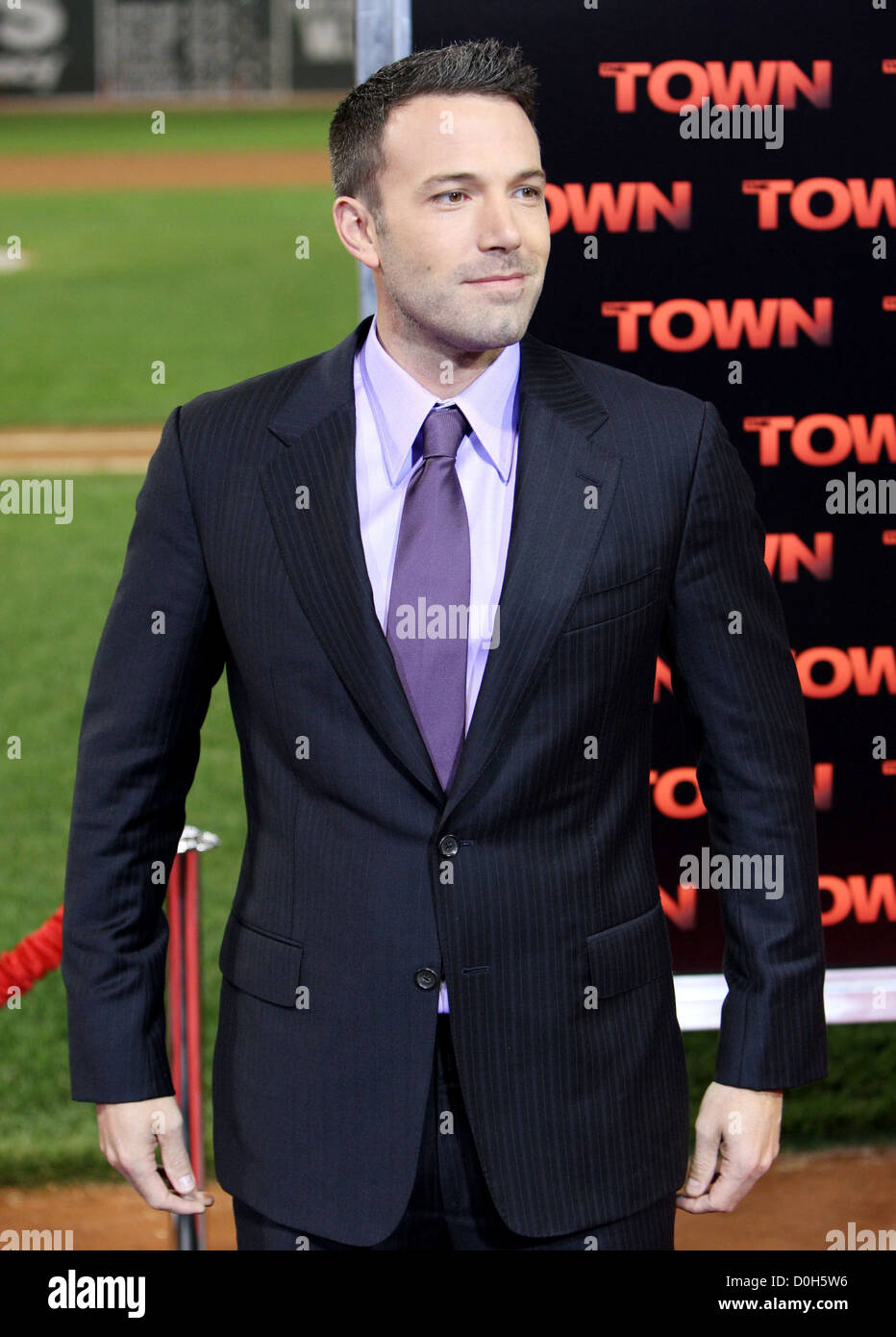 Ben Affleck Premiere of 'The Town' at Fenway Park Boston, USA Stock ...