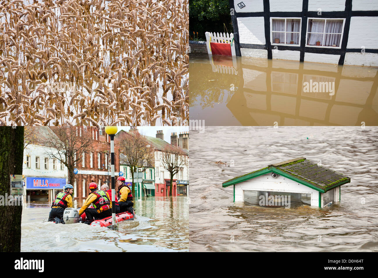 Climate change flood roof hi-res stock photography and images - Alamy