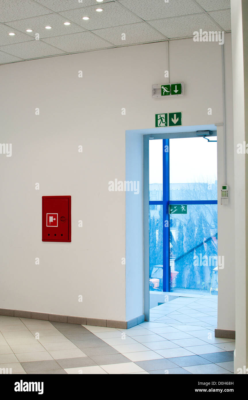 Emergency Exit Door Outside