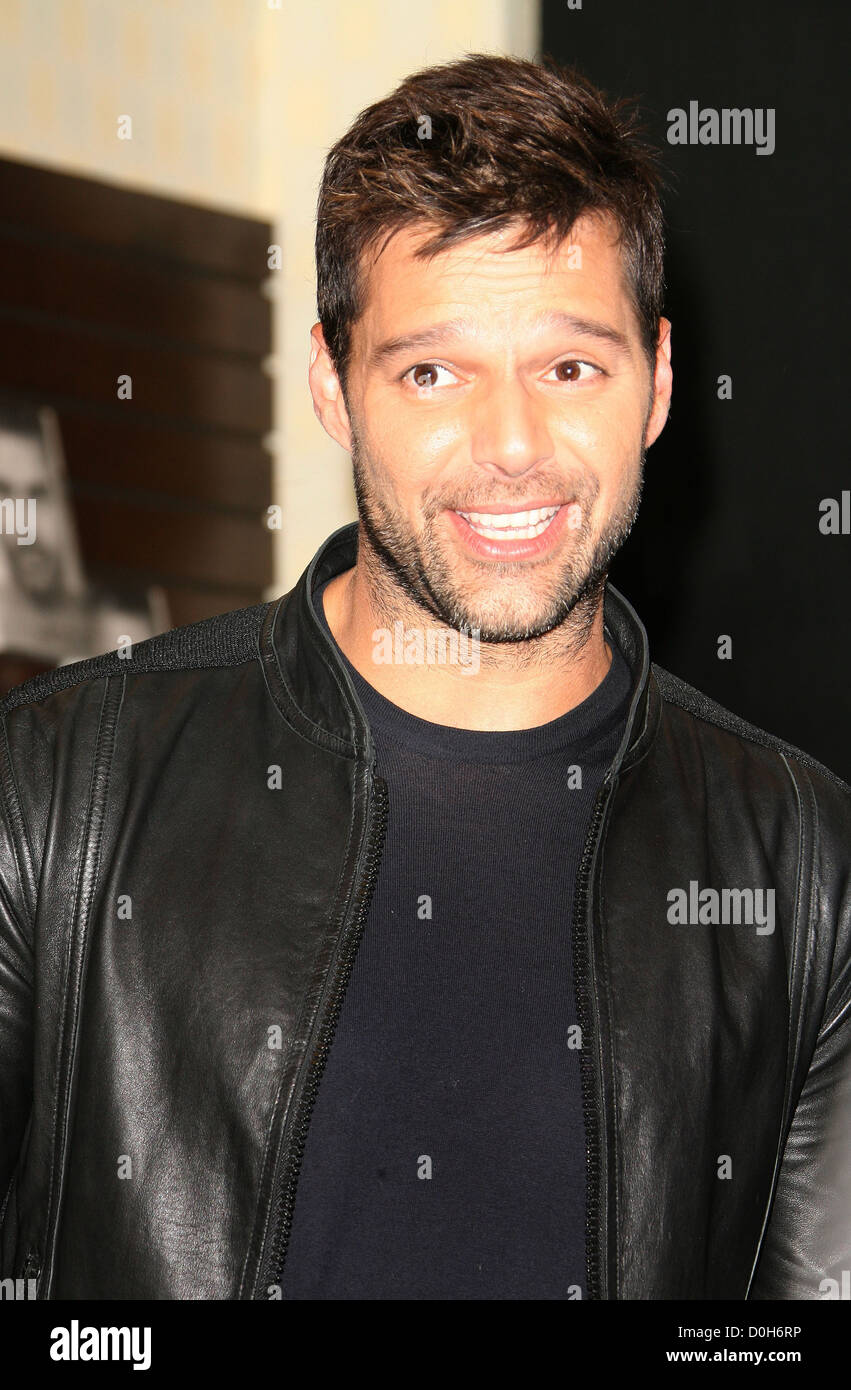 Ricky Martin Ricky Martin signs copies of his new autobiography "Me" at ...