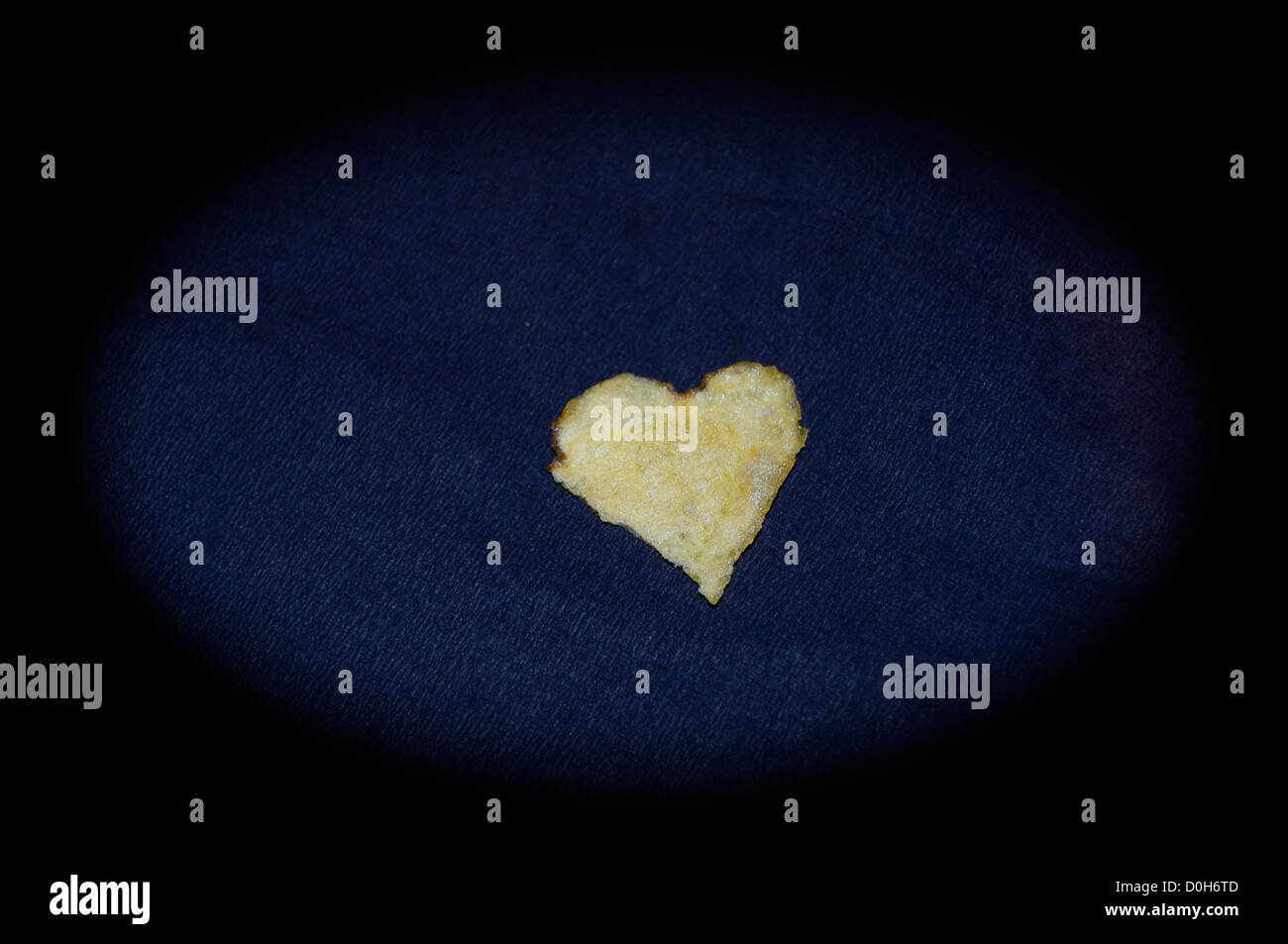 Heart shaped crisp Stock Photo - Alamy