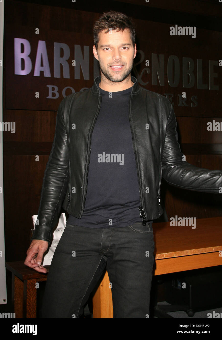 Ricky Martin signs copies of his new Autobiography "Me" at the Barnes ...
